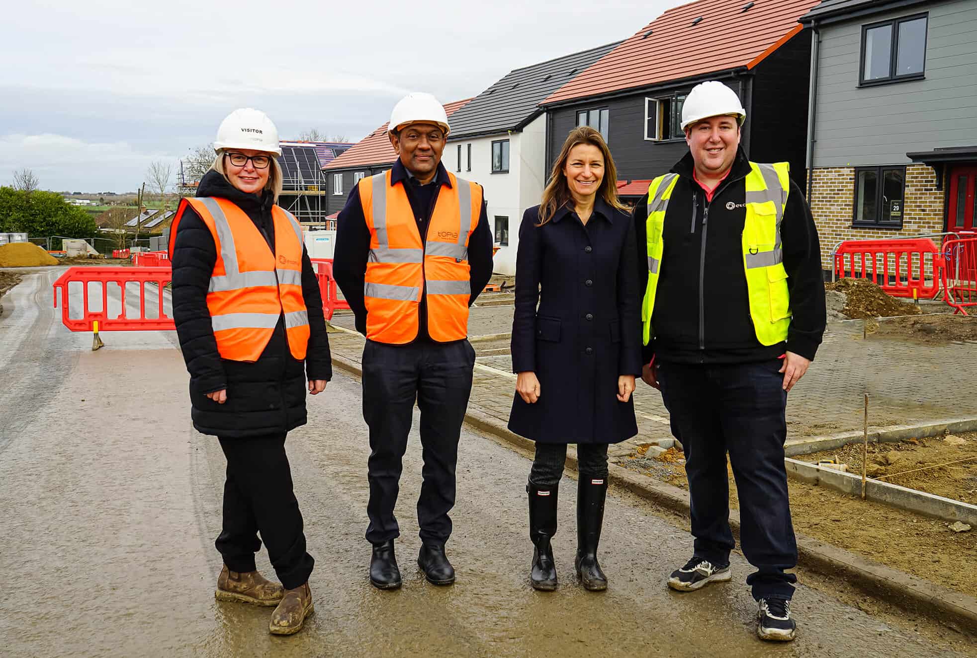 South East Cambridgeshire MP Lucy Frazer opens Show Home at Juniper Place, Wilburton. - Etopia